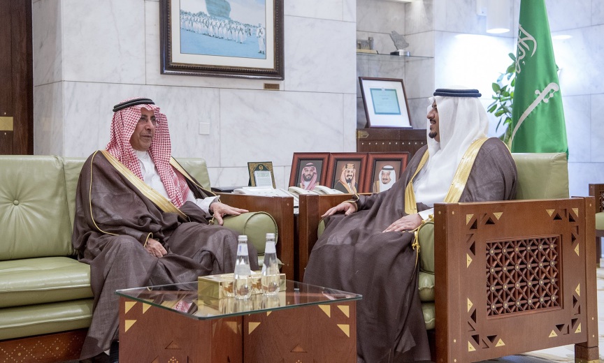 HRH Deputy Governor of Riyadh Region receives H.E. Eng. Ibrahim bin ...