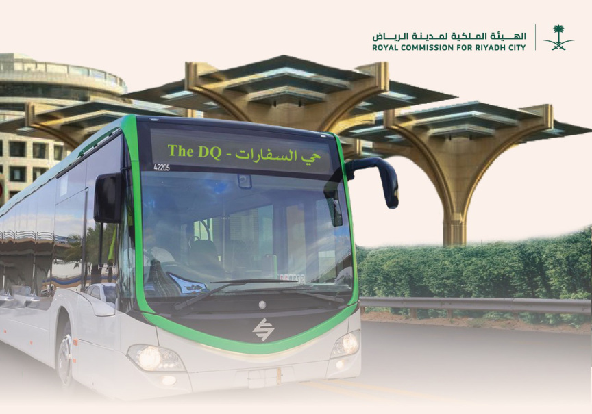 RCRC Launches New Riyadh Bus Route Linking DQ to the Citywide Network